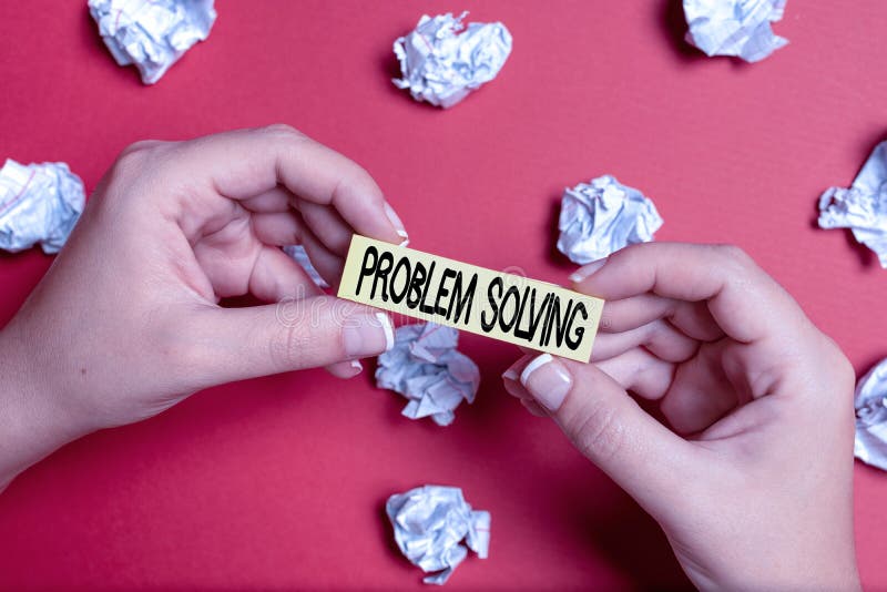 Inspiration Showing Sign Problem Solving. Internet Concept To Find an ...