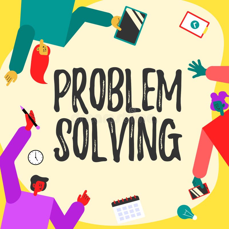 Inspiration Showing Sign Problem Solving. Word Written on To Find an ...