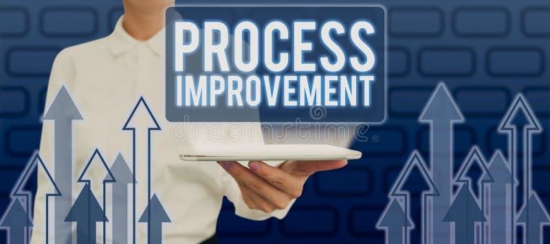 Inspiration Showing Sign Process Improvement. Concept Meaning Task of ...