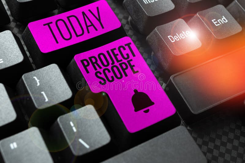 Inspiration Showing Sign Project Scope. Business Approach Evaluation of ...