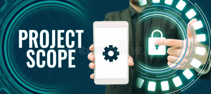 Inspiration Showing Sign Project Scope. Word for Evaluation of Work ...