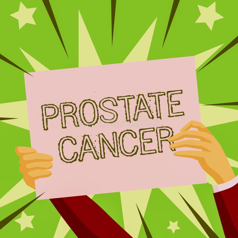 Inspiration Showing Sign Prostate Cancer Conceptual Photo Cancer That Occurs In The Gland Of