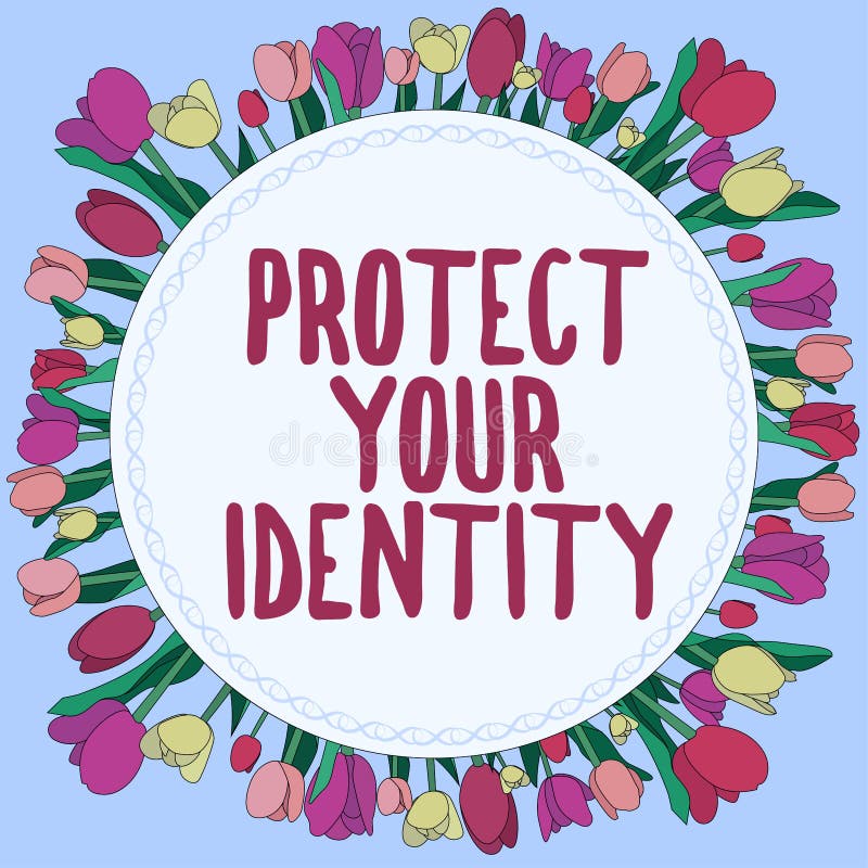 Inspiration Showing Sign Protect Your Identity. Business Approach ...