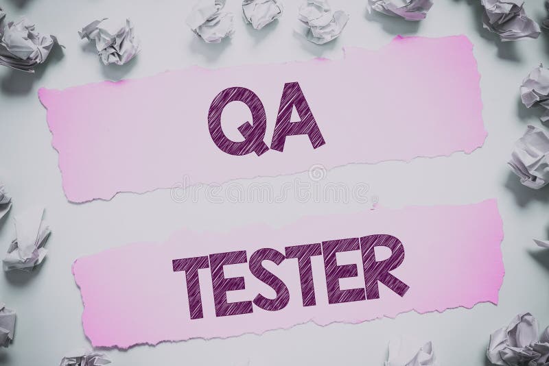 Inspiration Showing Sign Qa Tester. Business Overview Quality Assurance ...