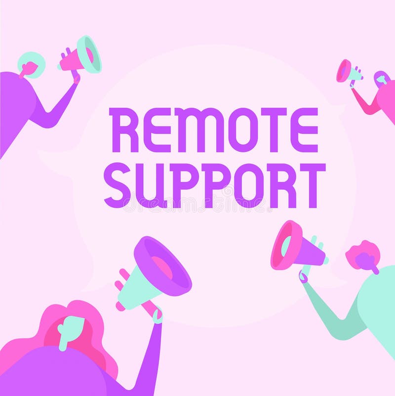 Inspiration Showing Sign Remote Support. Concept Meaning Help Endusers ... Inspiration Showing Sign Remote Support. Concept Meaning Help Endusers ...