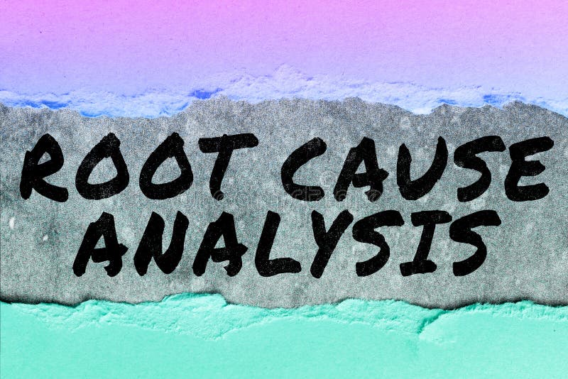 Conceptual Display Root Cause Analysis. Word Written on Method of ...