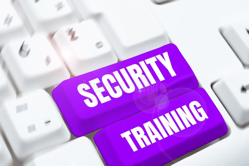 Inspiration Showing Sign Security Training. Internet Concept Providing ...