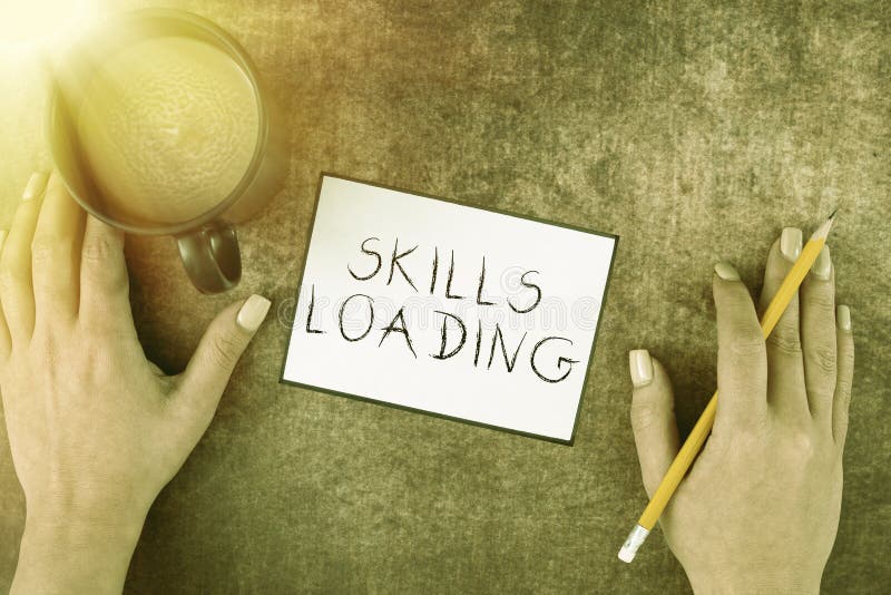 Inspiration Showing Sign Skills Loading. Conceptual Photo Points Out ... Inspiration Showing Sign Skills Loading. Conceptual Photo Points Out ...