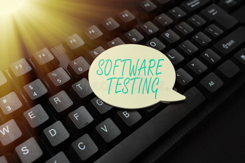 Inspiration Showing Sign Software Testing. Word Written on ... Inspiration Showing Sign Software Testing. Word Written on ...