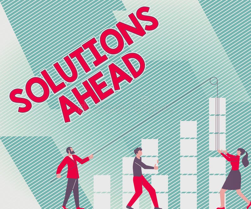 Inspiration Showing Sign Solutions Ahead. Word for in Advance Action or ...