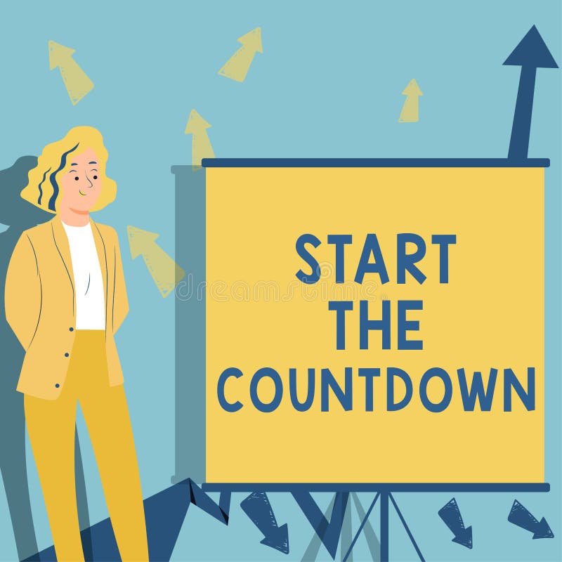 Inspiration Showing Sign Start the Countdown. Internet Concept Sequence ... Inspiration Showing Sign Start the Countdown. Internet Concept Sequence ...