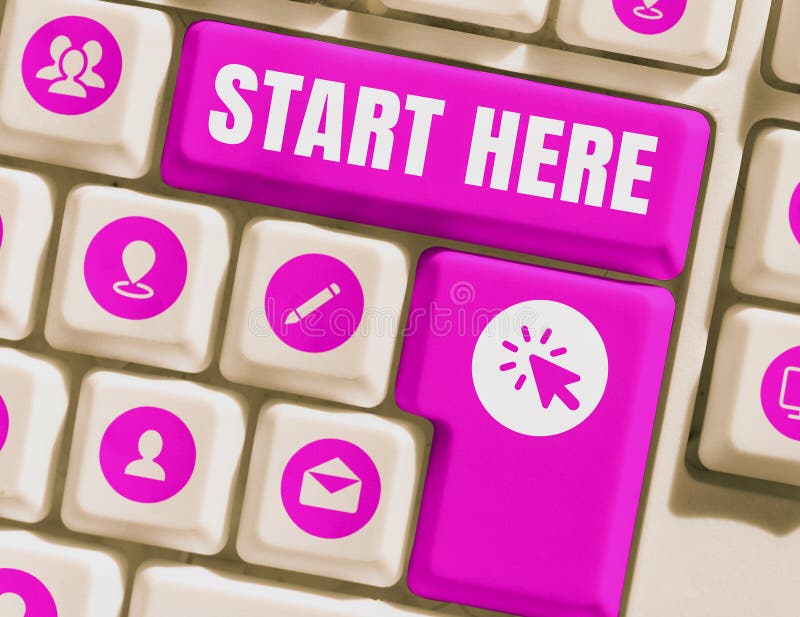 Inspiration Showing Sign Start Here. Business Idea Telling Someone this ... Inspiration Showing Sign Start Here. Business Idea Telling Someone this ...