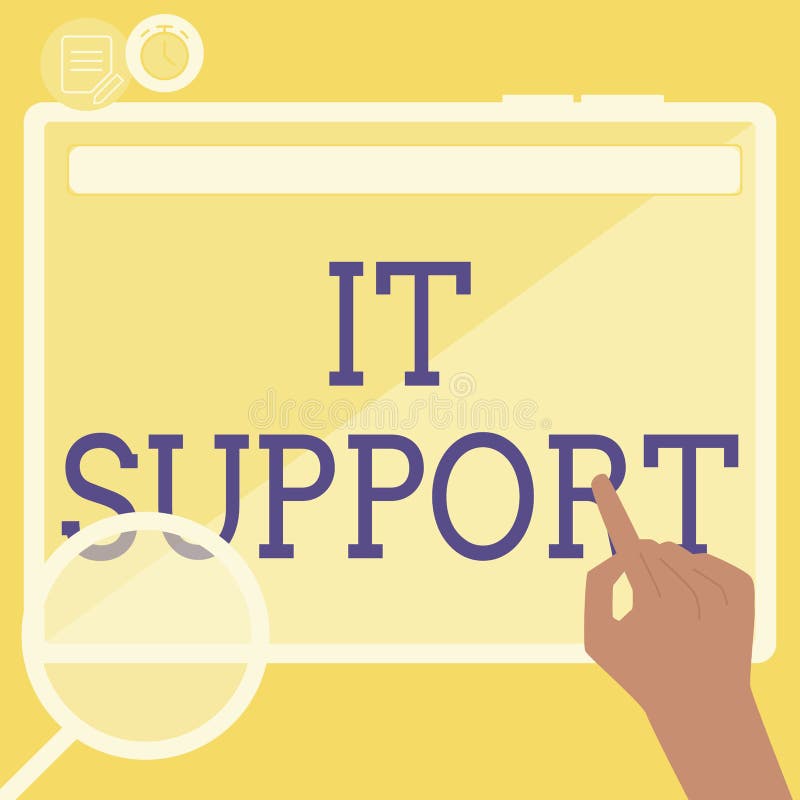 Inspiration Showing Sign it Support. Internet Concept Lending Help ...