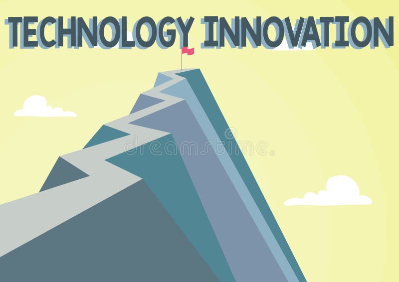Inspiration Showing Sign Technology Innovation. Business Approach ...