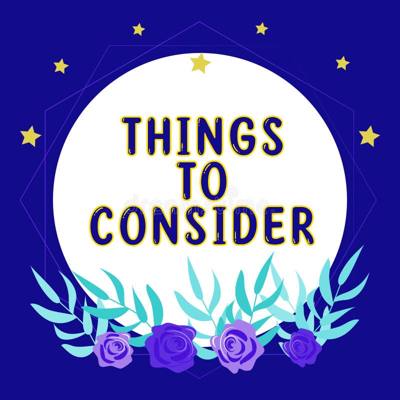 Inspiration Showing Sign Things To Consider. Word Written on List To ... Inspiration Showing Sign Things To Consider. Word Written on List To ...