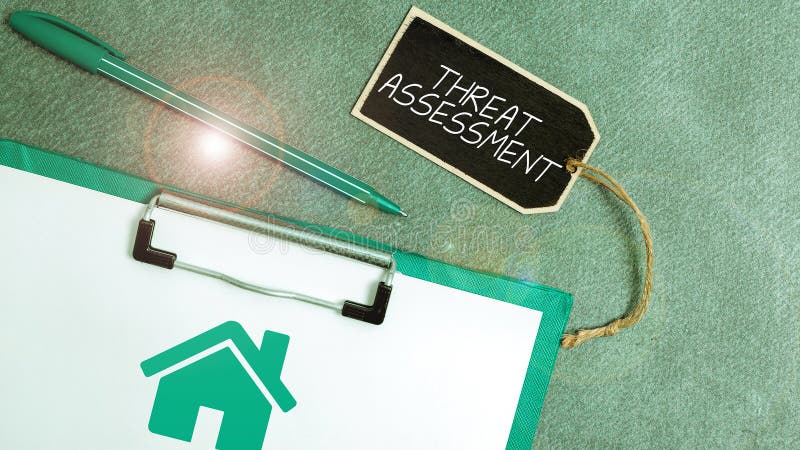 Inspiration Showing Sign Threat Assessment. Word for Determining the ... Inspiration Showing Sign Threat Assessment. Word for Determining the ...