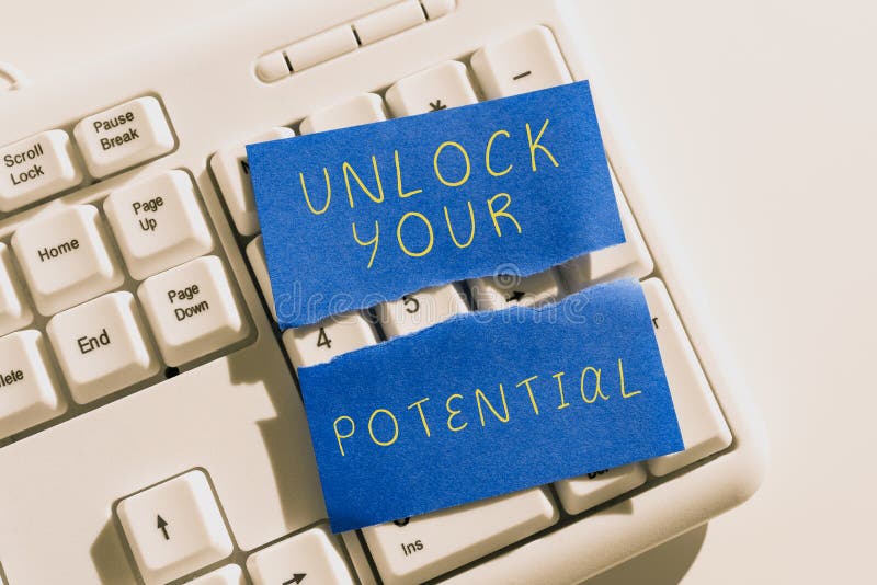 Conceptual Display Unlock Your Potential. Business Showcase Unleash the ... Conceptual Display Unlock Your Potential. Business Showcase Unleash the ...