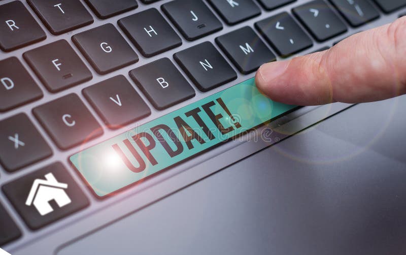 Inspiration Showing Sign Update. Internet Concept Make Something More ...