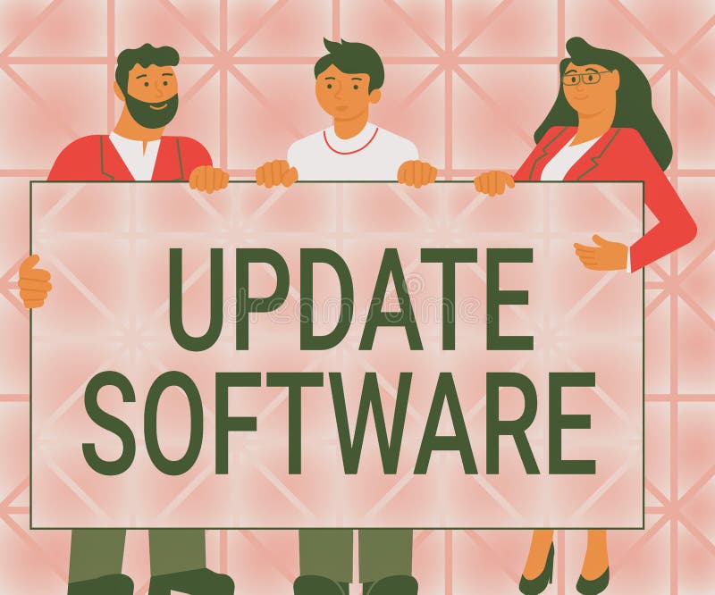 Inspiration Showing Sign Update Software. Word for Replacing Program ...