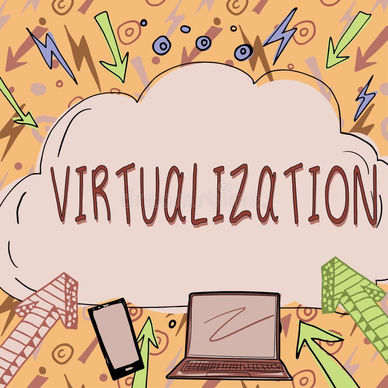 Inspiration Showing Sign Virtualization. Business Idea Application of ...