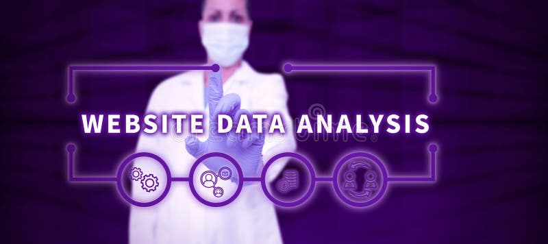 Inspiration Showing Sign Website Data Analysis. Internet Concept ...