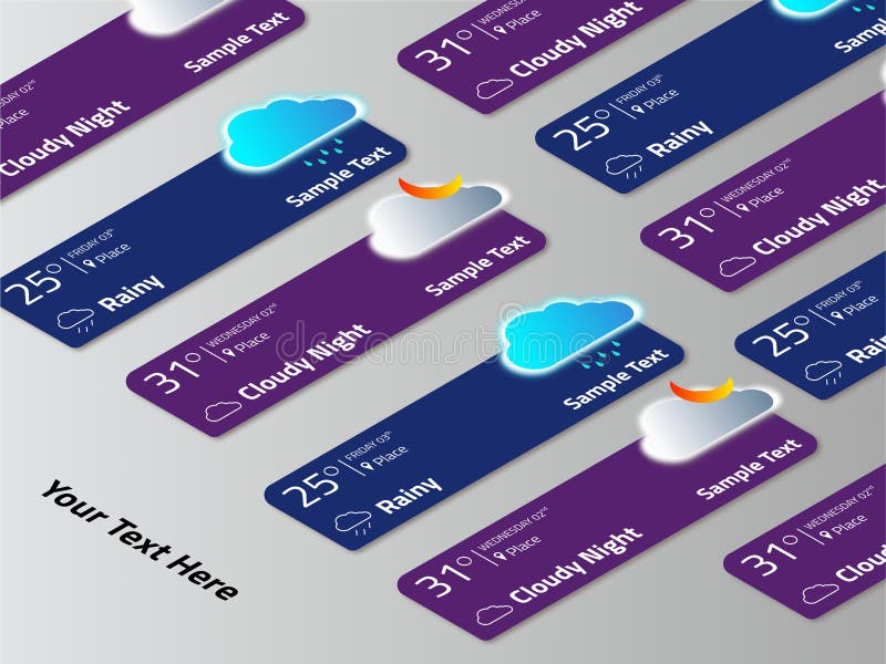 You Weather Widget Stock Illustrations – 5 You Weather Widget Stock ...