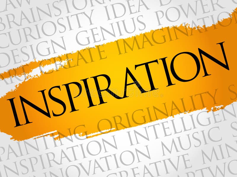Inspiration Word Cloud Collage Stock Illustration - Illustration of ...