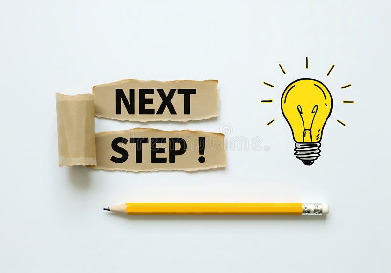 Inspirational Chalkboard Next Step Text with Motivational Graphics ...