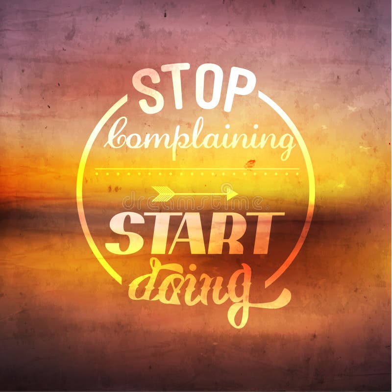 Inspirational and Encouraging Quote Typography Stock Illustration ...