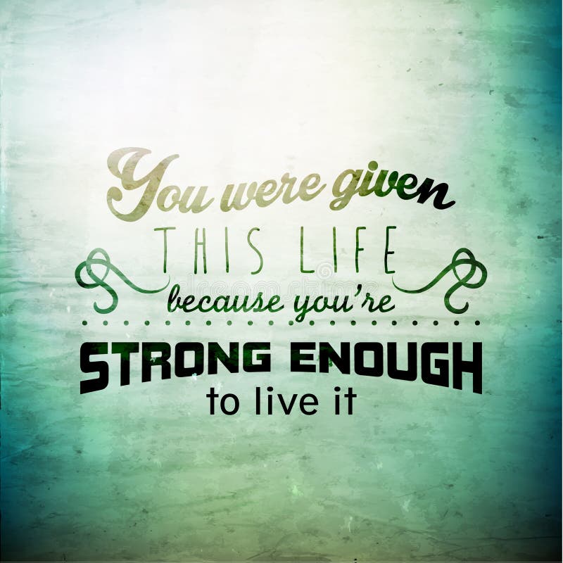 Inspirational and Encouraging Quote Typography Stock Illustration ...