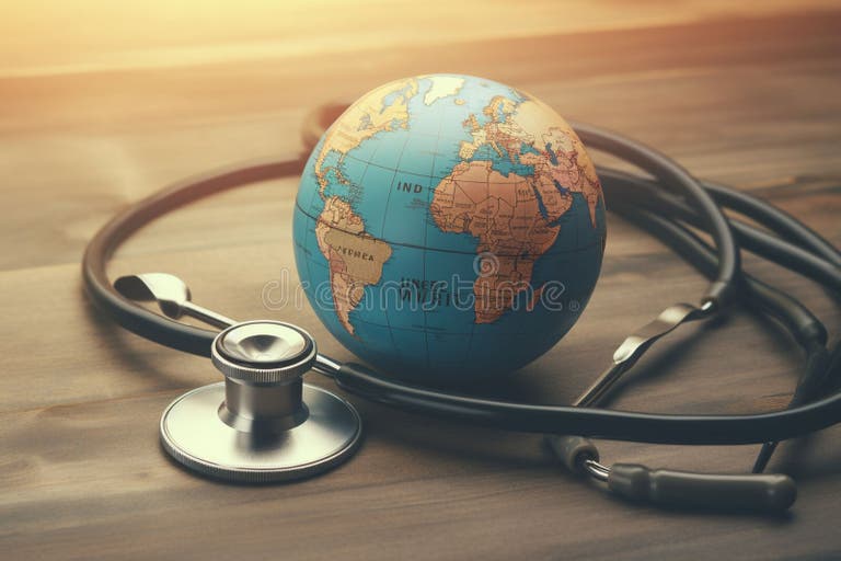 Inspirational Message about Unity and Wellbeing Stock Illustration ...