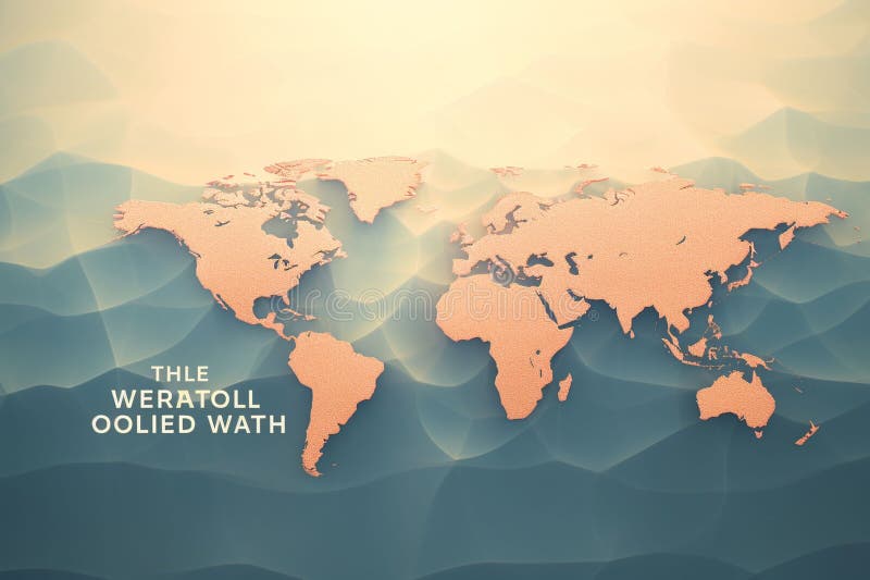 Inspirational Message about Unity and Wellbeing Stock Illustration ...