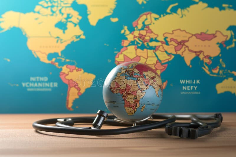 Inspirational Message about Unity and Wellbeing Stock Illustration ...