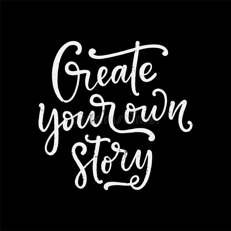 Inspirational Quote About Love Yourself Modern Calligraphy Stock