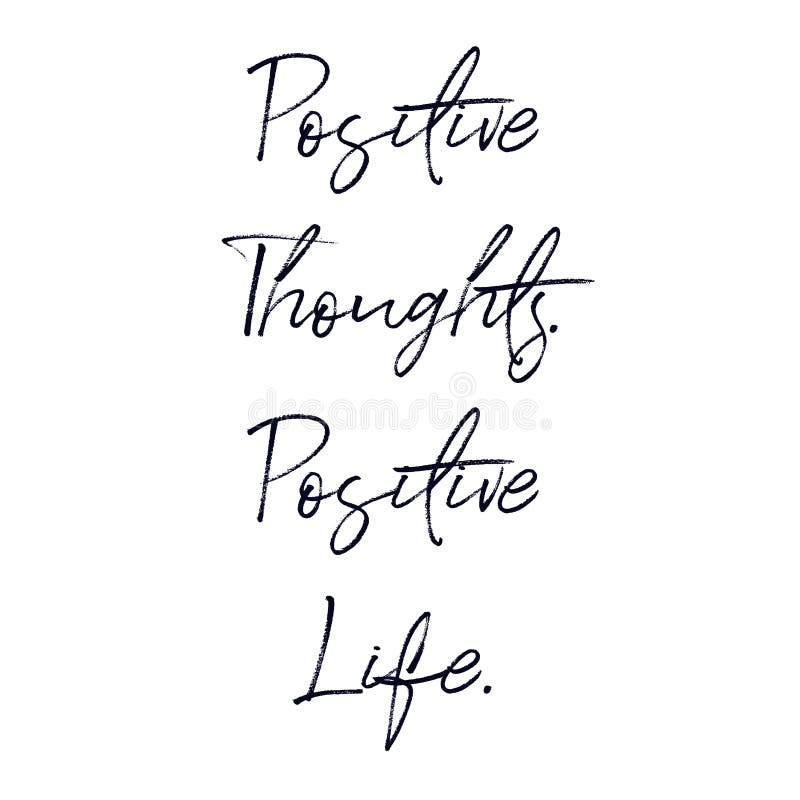 Inspirational Quote about Life, Positive Phrase. Modern Calligraphy ...