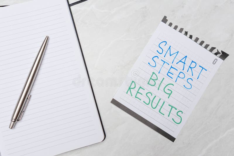 Inspirational Quote Smart Steps, Big Results for Motivation and Growth ...