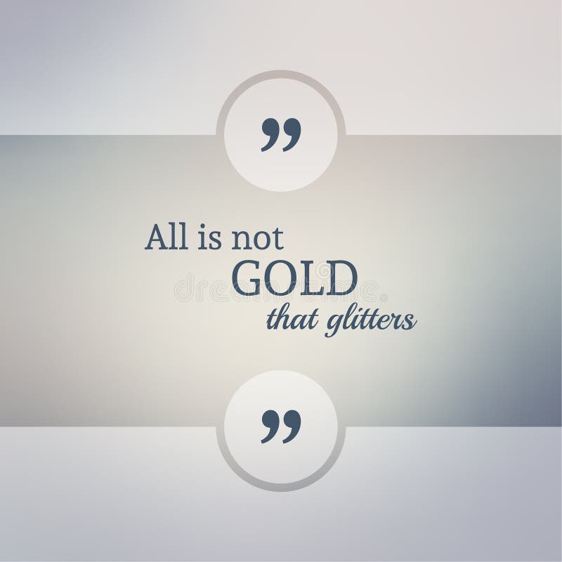 Gold Quote Marks Stock Illustrations – 16 Gold Quote Marks Stock ...