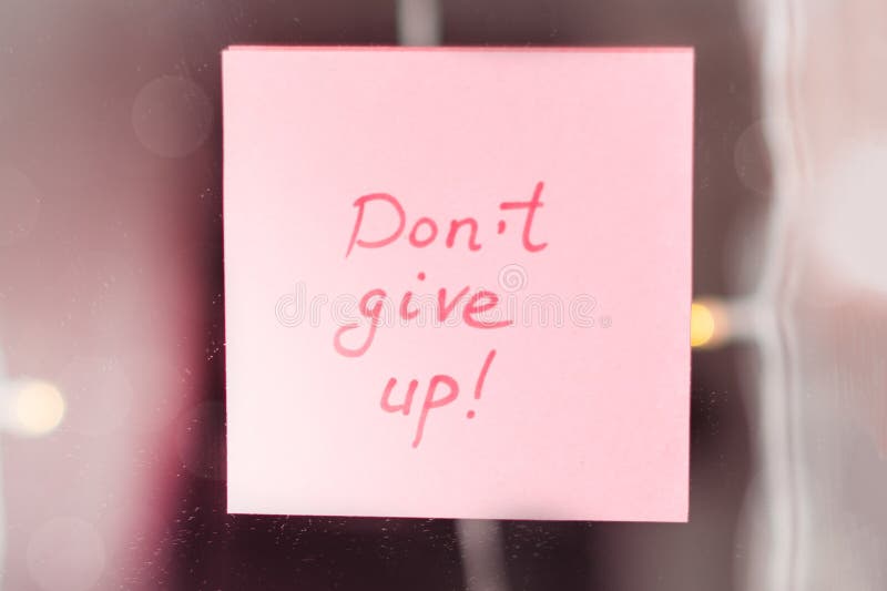 Inspirational Quotes on Pink Sticker on the Mirror,handwriting Text ...
