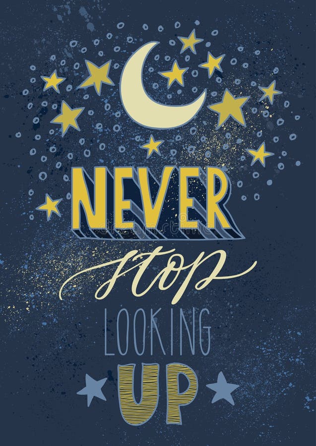 Inspirational Saying, Handwritten Message for Posters. Vector Words on ...