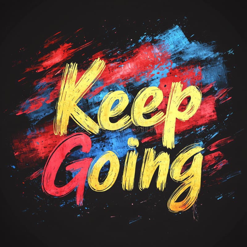 Inspirational Text with Soft Glow and Vibrant Colors. Stock ...