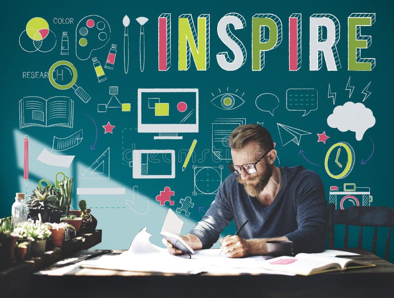 Creativity Aspiration Inspiration Inspire Skills Concept Stock Image ...
