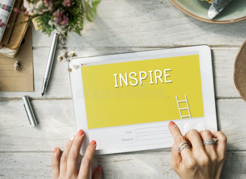 Inspire Creativity Design Ideas Innovation Concept Stock Photo - Image ...