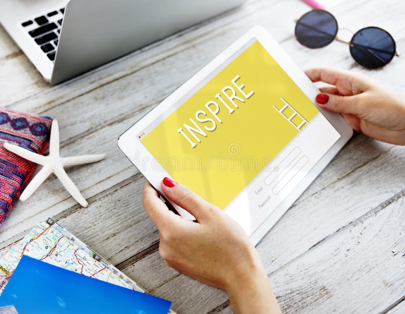 Inspire Creativity Design Ideas Innovation Concept Stock Photo - Image ...