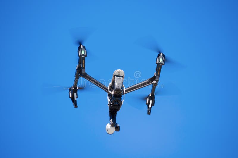 Inspire 1 Drone Flying Side View Closeup Editorial Photo - Image of ...