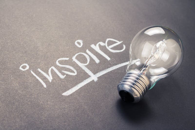 Inspire el bulbo imagen de archivo. Imagen de concepto - 72392113