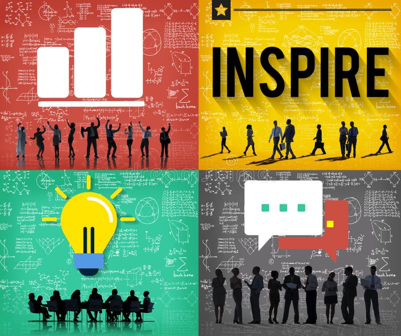 Inspire Inspiration Creative Motivate Imagination Concept Stock Photo ...