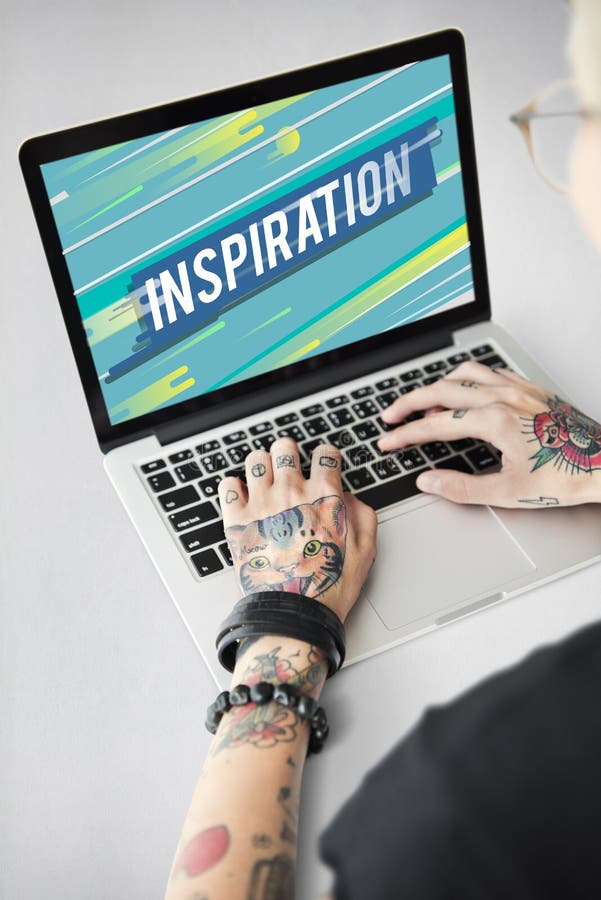 Inspire Inspiration Creative Motivate Imagination Concept Stock Photo ...