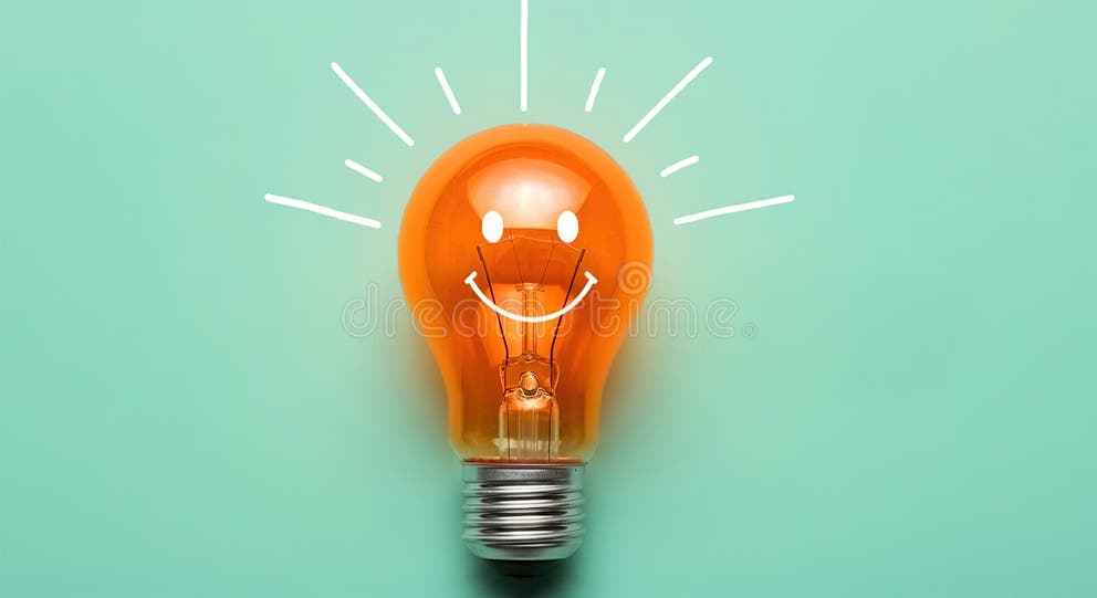 INSPIRE Message with Light Bulb.business Creativity Idea Stock ...