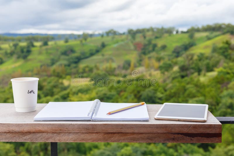 Inspire Outdoor Writing stock image. Image of mountain - 98336601