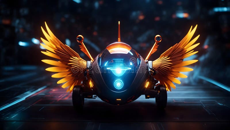 Futuristic Toy Created with Generative AI Stock Illustration ...